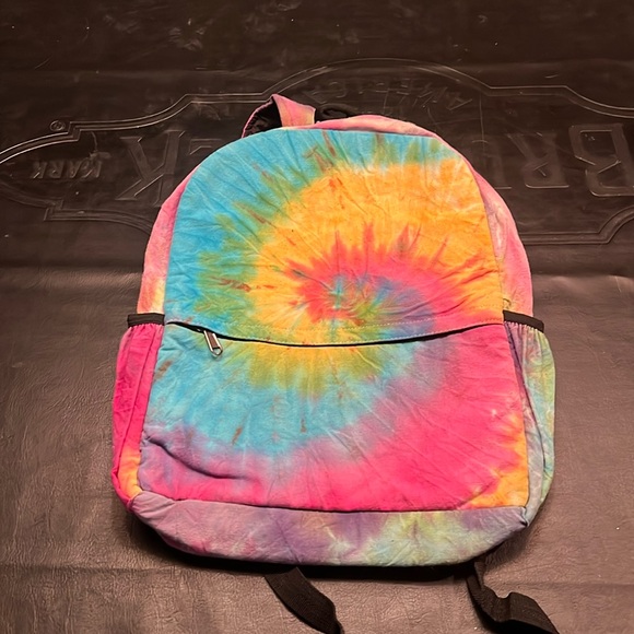 Bags | Multi Colored Back Pack Hardly Used Multiple Pockets Straps Are ...